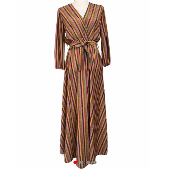 Dixie | Dresses | Disco 7s 80s Retro Style Maxi Dress | Poshmark